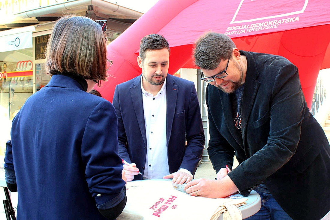 Pulski SDP skupio potpise za kandidaturu Peđe Grbina: ''Hvala na svakom ...
