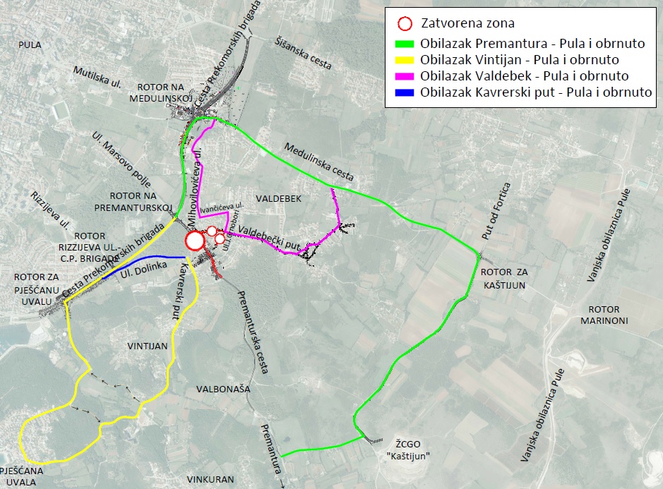 PULA Nova prometna regulacija Premanturske ceste MIJENJA SE I ...