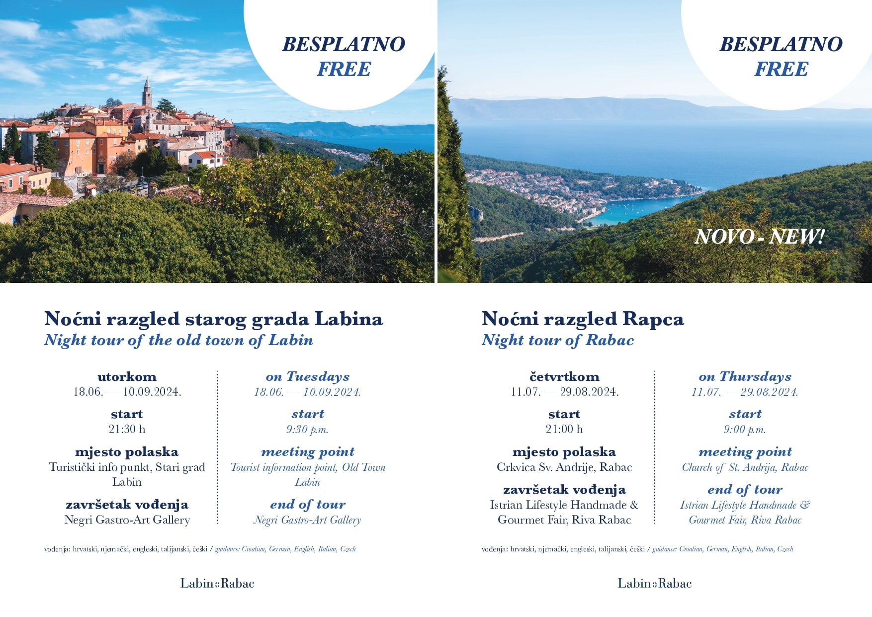 NOVA TURISTIČKA ATRAKCIJA Kročite pod zvijezdama kroz Rabac i Stari ...