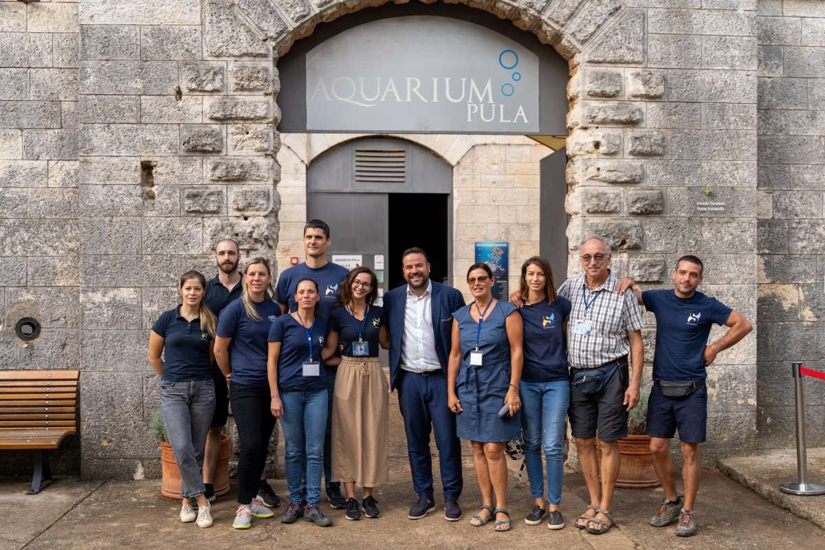 Gradonačelnik Filip Zoričić posjetio Aquarium Pula NAJVEĆI AKVARIJ U ...